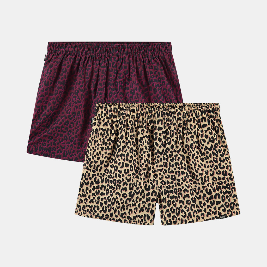 Pockies© - 2-Pack Leopard Boxershorts