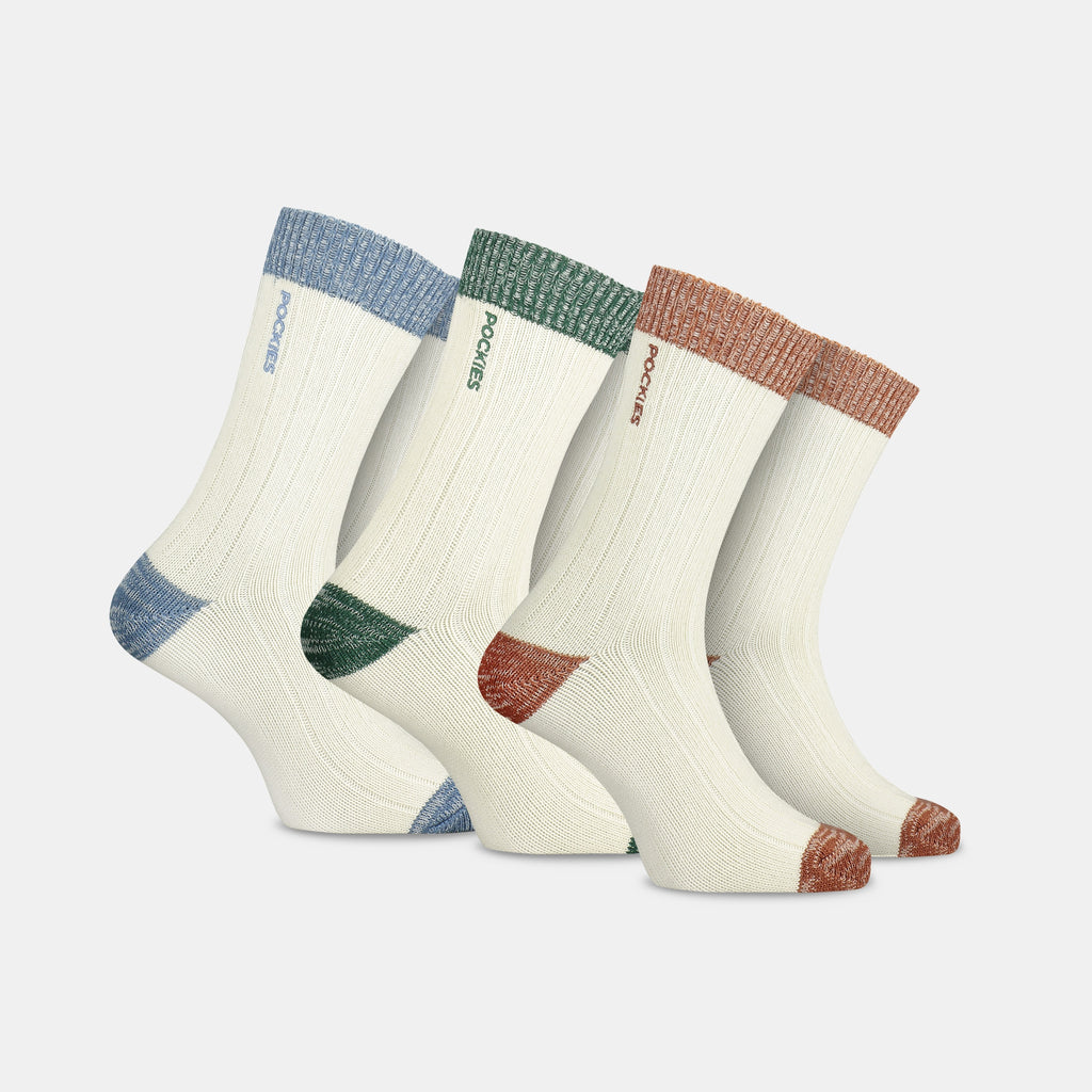 Pockies© 3-Pack Chunky Socks TCP/GP/BP - Socks