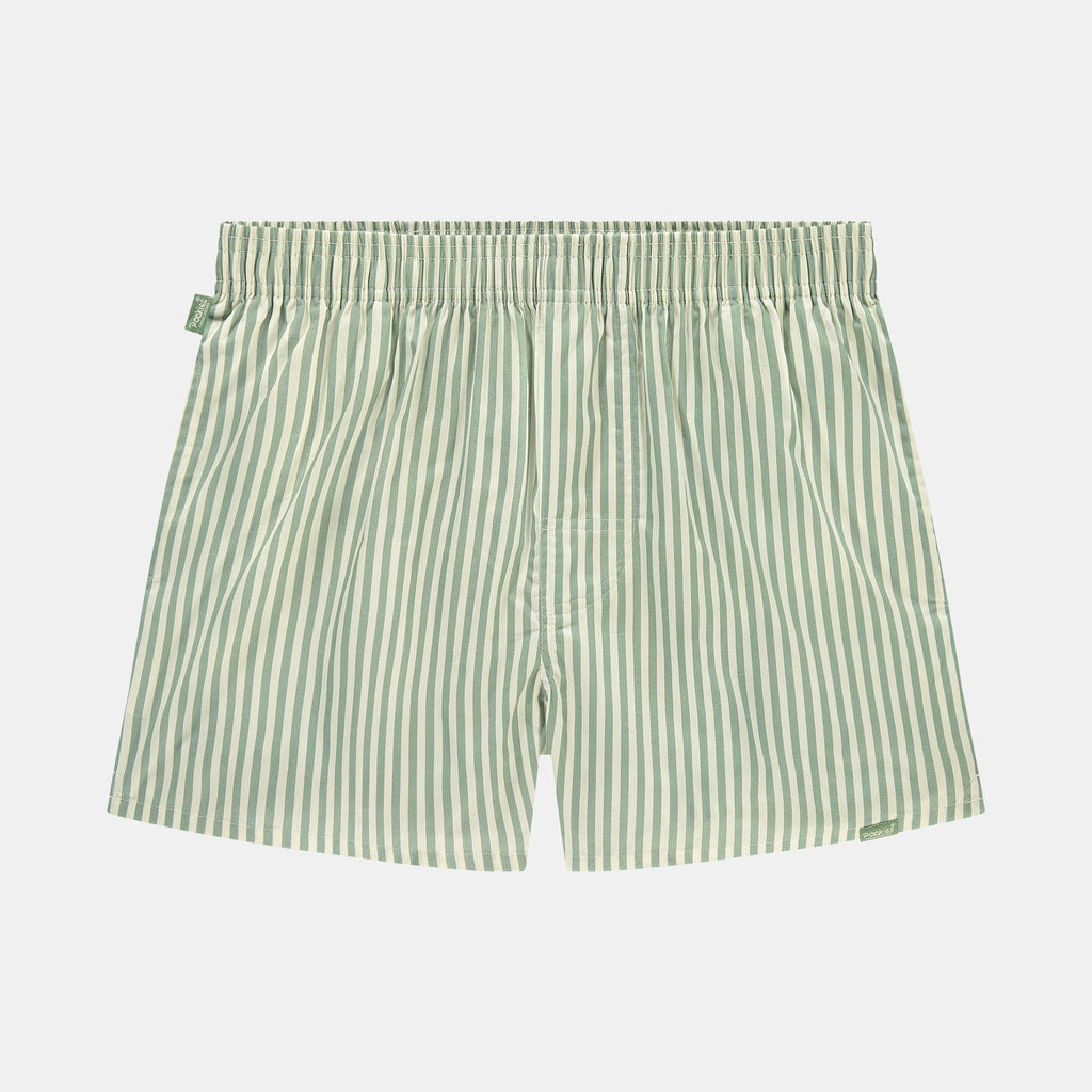 Pockies© - Green Striped Boxershorts