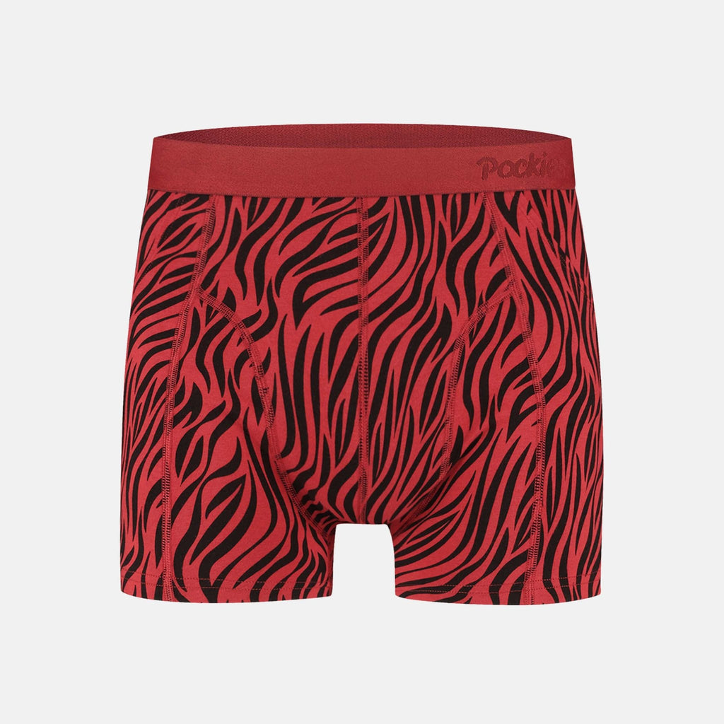 Boxer Brief - Deep Red Boxer Briefs - Pockies®